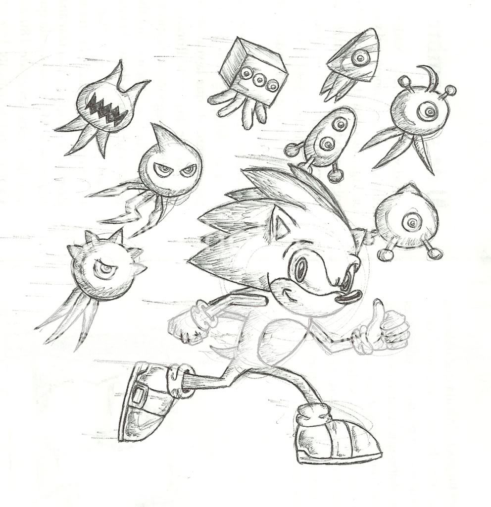 Sonic Colors Wisps Pages Coloring Pages
